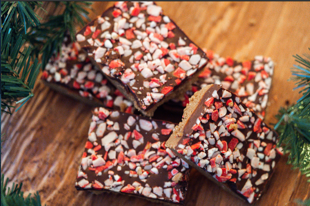 White Chocolate Peppermint Protein Bars