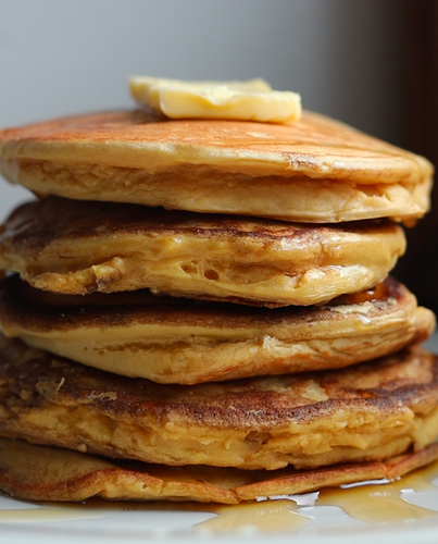 Salted Brown Butter Protein Pancakes