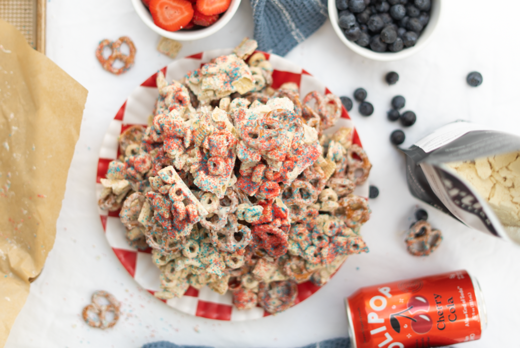 ⭐️ Firecracker Protein Chex Mix
