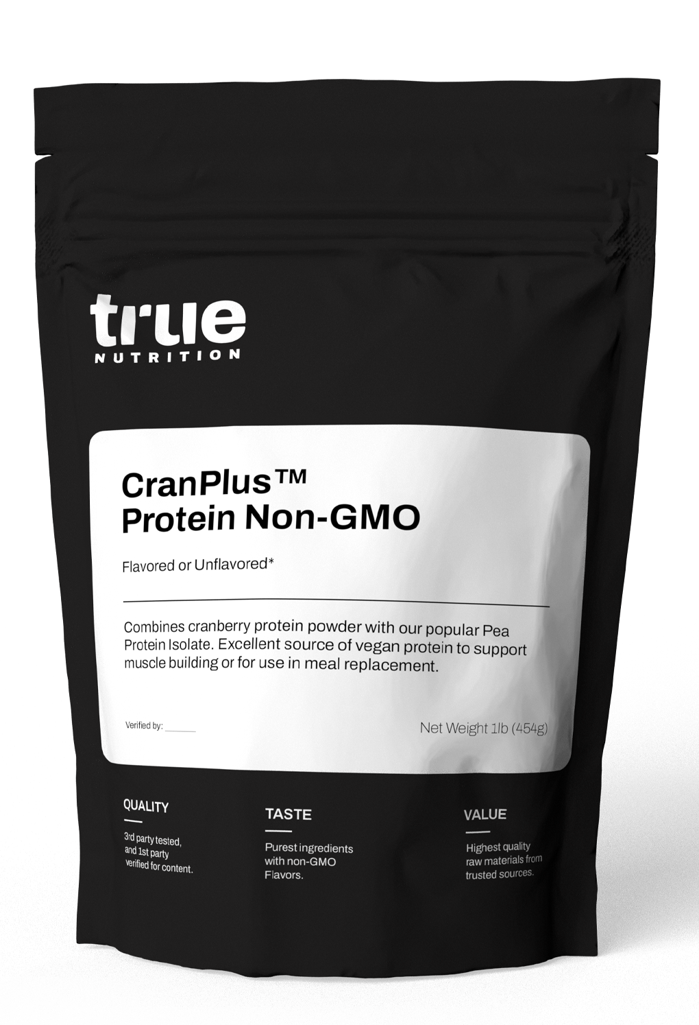 CranPlus™ Protein non-GMO 1lb - All Natural, Veggie Based